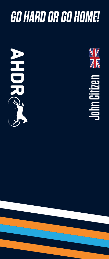 AHDR EU – Top Tagline, Left Logo, Right Name – Velo Indoor Training Mats