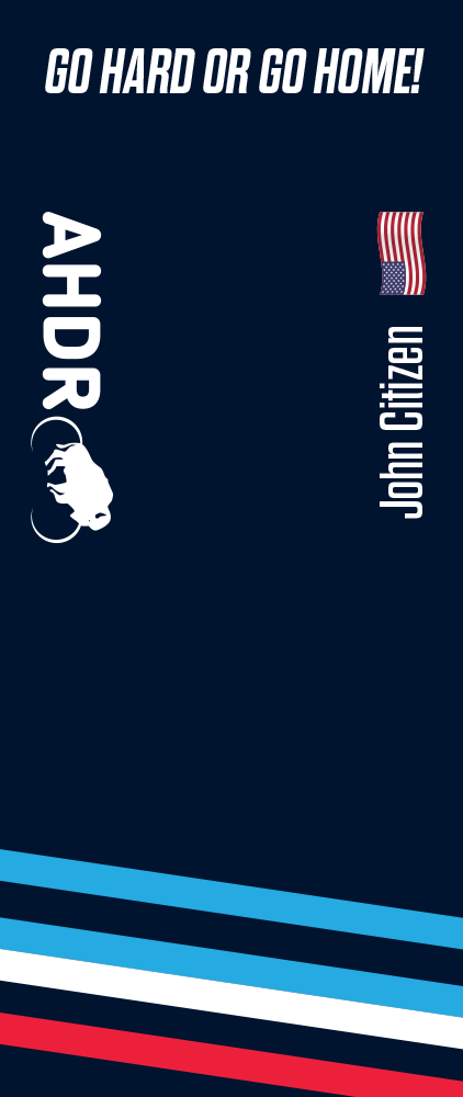 AHDR US – Top Tagline, Left Logo, Right Name – Velo Indoor Training Mats