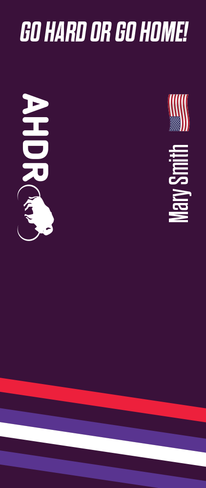 AHDR US – Top Tagline, Left Logo, Right Name – Velo Indoor Training Mats